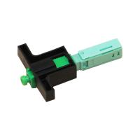 China CWDM System Fiber Optic Fast Connector SC APC Fiber Connector Green / Blue for sale