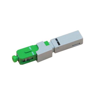 China SC/APC 0.3dB Single-Mode Fiber Optic Fast Connector FTTH Fiber Optic Quick Connectors for sale