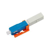 China SC UPC Optical Straight Type Ftth Fast Connector Premium ceramic ferrule for sale