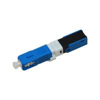 China Single Model SC Type Fiber Optic Fast Connector FTTH Low Polarization Dependent Loss for sale