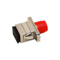 China Hybrid SC ST Matel Fiber Optic Adapter Simplex Singlemode ST To SC Fiber Adapter for sale