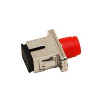 China Hybrid SC ST Matel Fiber Optic Adapter Simplex Singlemode ST To SC Fiber Adapter for sale