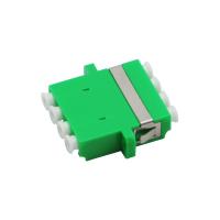 China Plastic Sc Upc Fiber Optic Adapter Sc Female To Sc Female Simplex Flange for sale