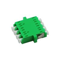 China Plastic Sc Upc Fiber Optic Adapter Sc Female To Sc Female Simplex Flange for sale