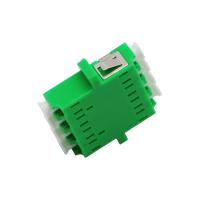 China Plastic Sc Upc Fiber Optic Adapter Sc Female To Sc Female Simplex Flange for sale