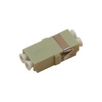 China QADSC-APC-003 Plastic SC APC One Piece Type Fiber Optical Adapter Zirconia Sleeve Material for sale