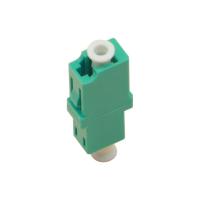 China Lc Upc Female To Female Coupler Optic Fiber Adapter Plastic Material for sale
