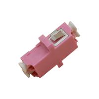 China Ceramic Sleeve Fiber Optic Adapter Plactic Single Mode Duplex SC APC Coupler For FTTH for sale