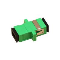 China SC APC Fiber Optic Adapter Simplex Optic Fiber Flange for sale