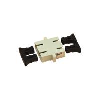 China 0.2dB IL SC APC  simplex duplex Fiber Adapter , Low Insertion Loss SC coupler single mode Optical Fiber Adapter for sale