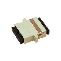 China 0.2dB IL SC APC  simplex duplex Fiber Adapter , Low Insertion Loss SC coupler single mode Optical Fiber Adapter for sale