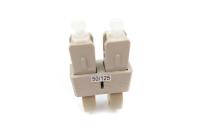 China FTTH LC SC Multimode Duplex Hybrid Fiber Optical Cable Adapter Flange 50/125 Grey Color for sale