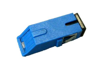 China SC UPC Internal Shutter Adapter Fiber Optic Adapter Simplex For Local Area Networks for sale