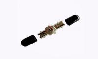 China Singlemode Metal ST TO ST Adapter Simplex Optical Fiber Coupler for sale