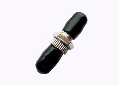 China Singlemode Metal ST TO ST Adapter Simplex Optical Fiber Coupler for sale