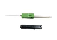 China SC/APC UPC hot melt type fiber optic fast connector / simplex fiber optic connector for sale
