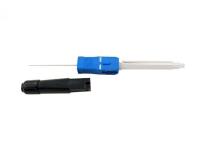 China SC UPC Fiber Optic Hot Melt Quick Connector Blue Optical Fiber Fast Connector / Sc Fast Connector for sale