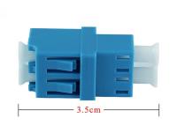 China Duplex Ceramic Sleeve Optic Fiber Adapter High-Low type For FTTH / Passive Equipment for sale
