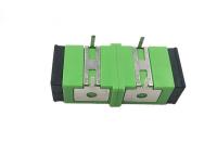 China QADSC-APC-005 Sc apc adapter with metal foot Fiber Optic Connector Adapters For PCB Board for sale
