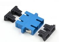 China SC Fiber Optic Adapter with flange  SC UPC fiber bulkheard adapter Manufacturers for sale