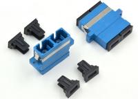 China SC Fiber Optic Adapter with flange  SC UPC fiber bulkheard adapter Manufacturers for sale