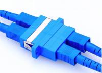 China SC Fiber Optic Adapter with flange  SC UPC fiber bulkheard adapter Manufacturers for sale