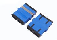 China IEC Standard Fiber Optic SC to SC Adapter Duplex with Ceramic  Sleeve without flange Suppliers for sale