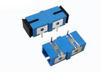 China SC APC UPC Optical Cable Adapter With Press Fit Iron Foot Used For PCB Circuit Board for sale