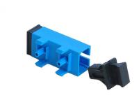 China Low Insertion Loss SC UPC UPC  APC Single Mode with Plastic Foot Fiber Optic Adapter /Coupler for sale