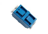 China FTTH  LC UPC SM Simplex Duplex Adapter Flange Coupler Plastic Material  type to ethernet for sale