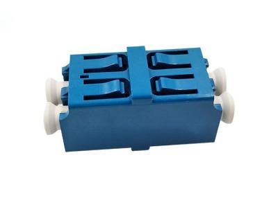 China FTTH  LC UPC SM Simplex Duplex Adapter Flange Coupler Plastic Material  type to ethernet for sale