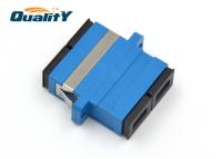 China SC Fiber Optic Adapter with flange  SC UPC fiber bulkheard adapter Manufacturers for sale