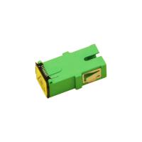China Plastic FTTx Coupler Standard SC / APC Fiber Optic Adapter Compact QADSC-APC-003 for sale
