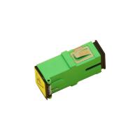 China Plastic FTTx Coupler Standard SC / APC Fiber Optic Adapter Compact QADSC-APC-003 for sale