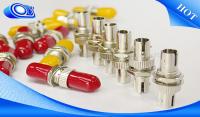 China ST Sleeve Metal Housing ST - ST Fiber Optic Adapter Simplex Optical Fiber Coupler for sale