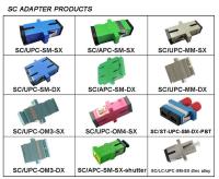 China SC APC UPC Optical Cable Adapter With Press Fit Iron Foot Used For PCB Circuit Board for sale