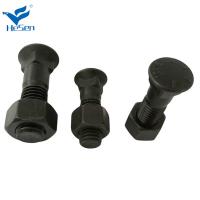China 4F0138 3/4 UNC-10X3'' MM Plow Bolts And Nuts Bulldozer Bucket Parts for sale