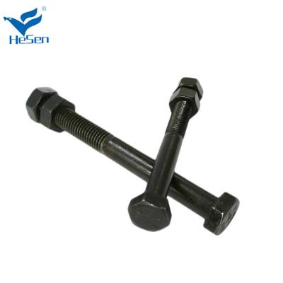 China Bucket Pin Black Bolts And Nuts 14x140  For 45mm 50mm 55mm Bucket Pins for sale