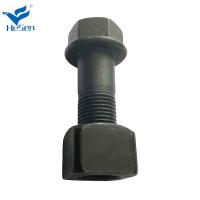 China Excavator Black Bolts And Nuts 5H8756 130-32-11213 Track Link Bolt Nut for sale