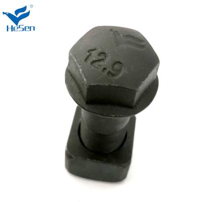 China Excavator Black Bolts And Nuts 5H8756 130-32-11213 Track Link Bolt Nut for sale