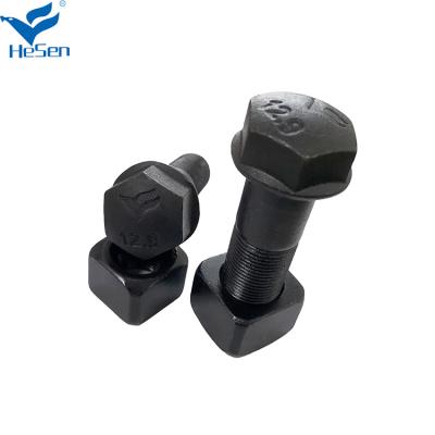 China Hitachi EX200 Track Bolts And Nuts Flange Type M18x56 for sale