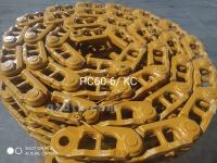 China PC60-5 PC60-6 PC60-7 Track Link Chain Assembly For Komatsu Mini Excavator for sale