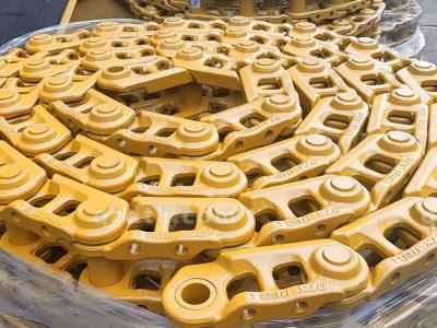 China Hyundai Excavator R130 Track Link Chain Yellow Color for sale