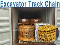 China EX100 EX100-2/3 9092929 Undercarriage Track Chain For Hitachi Excavator for sale