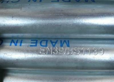 China BS1139 Scaffolding Tube 48.3mm OD with 1.8-4.0mm Wall Thickness - EN39 Certified Galvanized Steel Pipe for sale