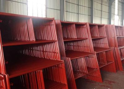 China Steel Frame Scaffolding Set with Pre-Galvanized Finish - Complete Door Frame System for Construction Projects for sale