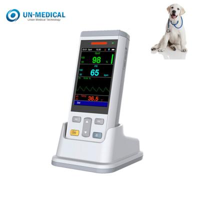 China CE ISO Handheld Veterinary SPO2 Pulse Oximeter 3.5 Inch TFT 0.05% Low Perfusion Index for sale