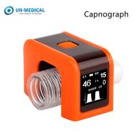 China Portable Medical EtCO2 Monitor Capnography 50g End Tidal CO2 Monitor 3 Hour Battery for sale