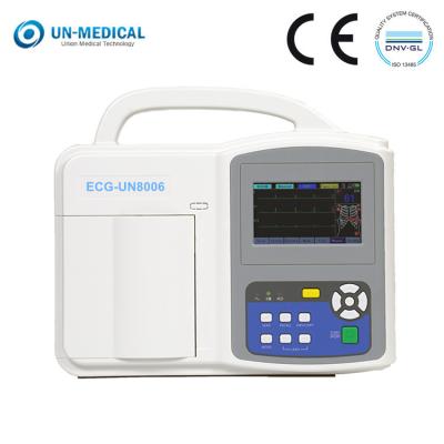 China CE ISO Touchscreen 6 Channel Digital ECG Machine Medical EKG Machine for sale