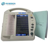 China UN8012 10 Inch Touchscreen 12 Lead ECG Machine with Thermal Recorder CE ISO for sale